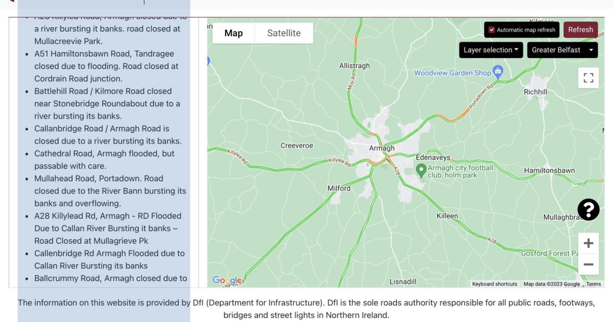 County Armagh road closure list updated - Alpha Newspaper Group