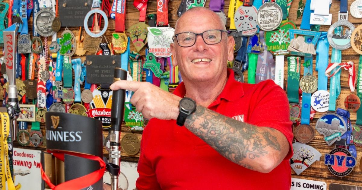 Clive clocks up 250 marathons - not bad for a bus pass holder! - Photo ...