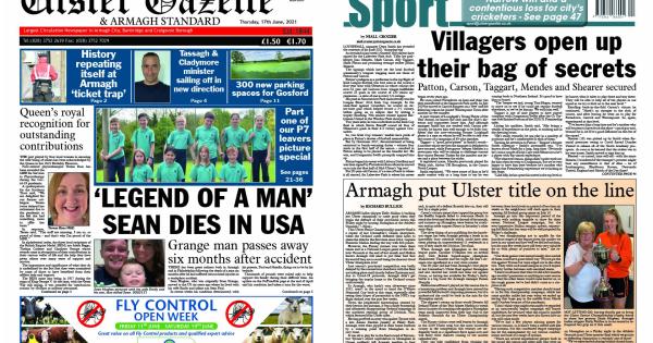 This week's front & back pages - Alpha Newspaper Group