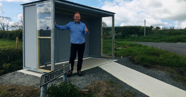 New bus shelter for Hamiltonsbawn - Photo 1 of 1 - Alpha Newspaper Group