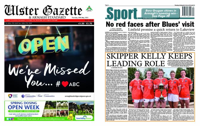 This week's front & back pages - Alpha Newspaper Group