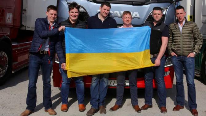 Lorries with aid sent to Ukraine - Photo 1 of 1 - Alpha Newspaper Group